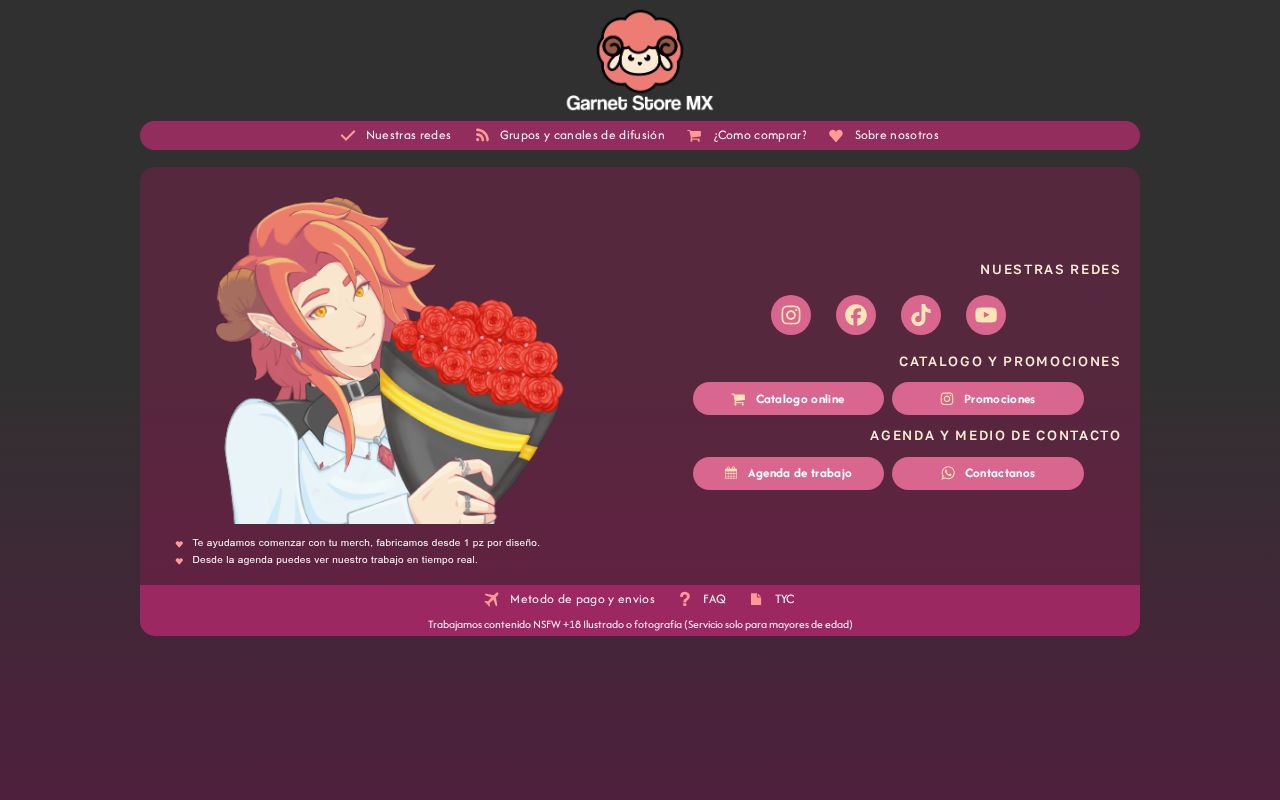 Garnet Store Mx